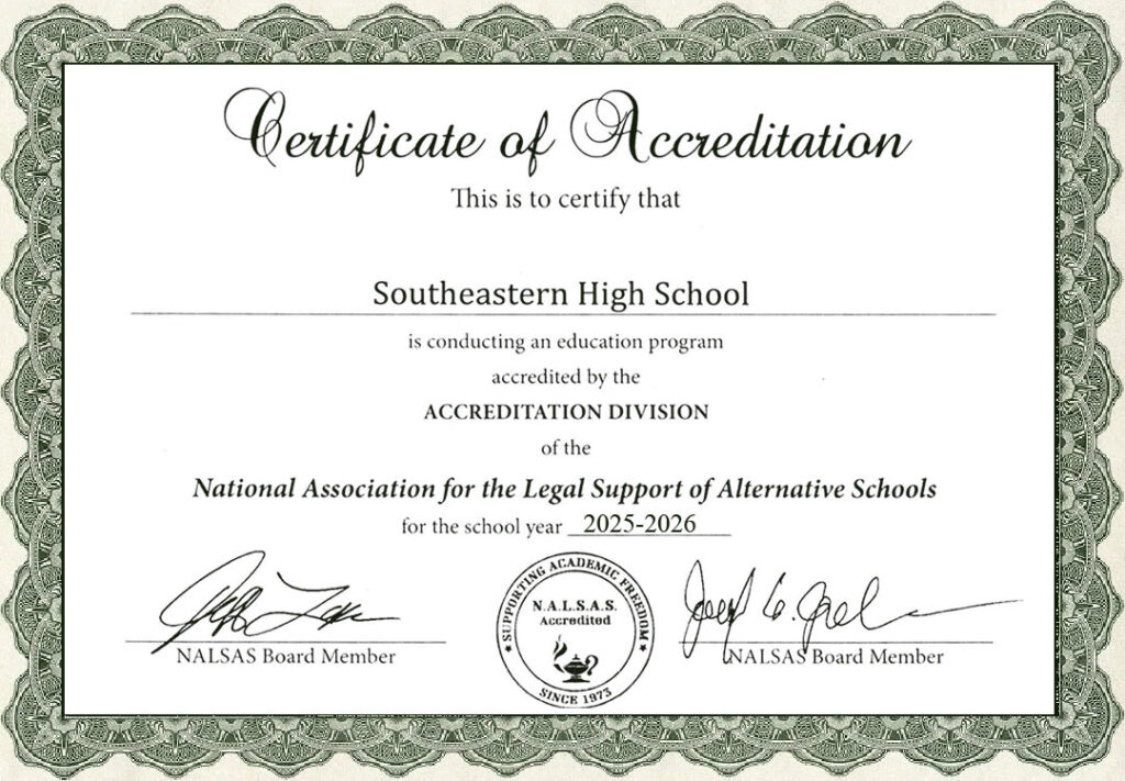 Accreditation – Southeastern HS